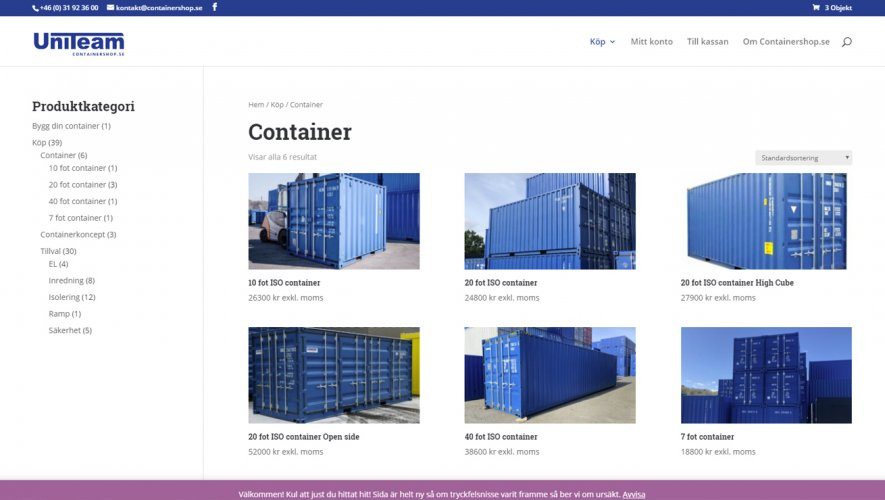 Webshop | Nyheter | Algeco